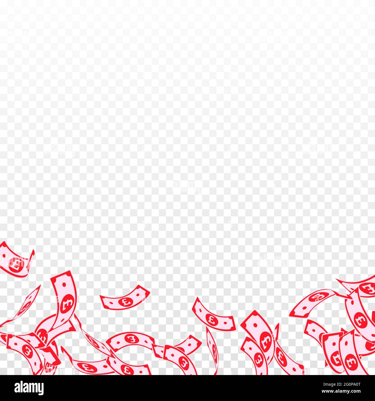 Money floating pound notes Stock Vector Images - Alamy