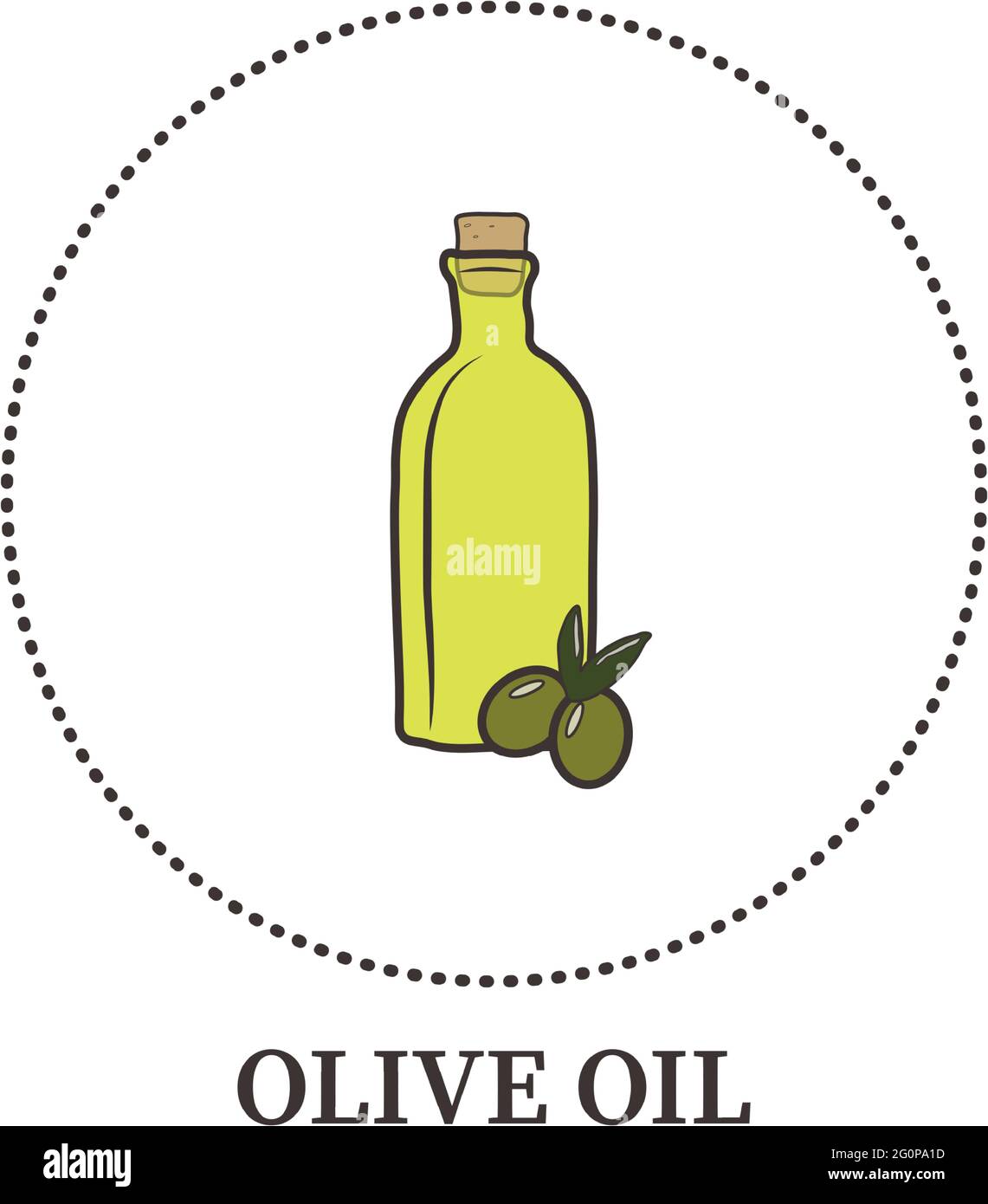 Abstract olive oil on white background - Vector illustration Stock ...