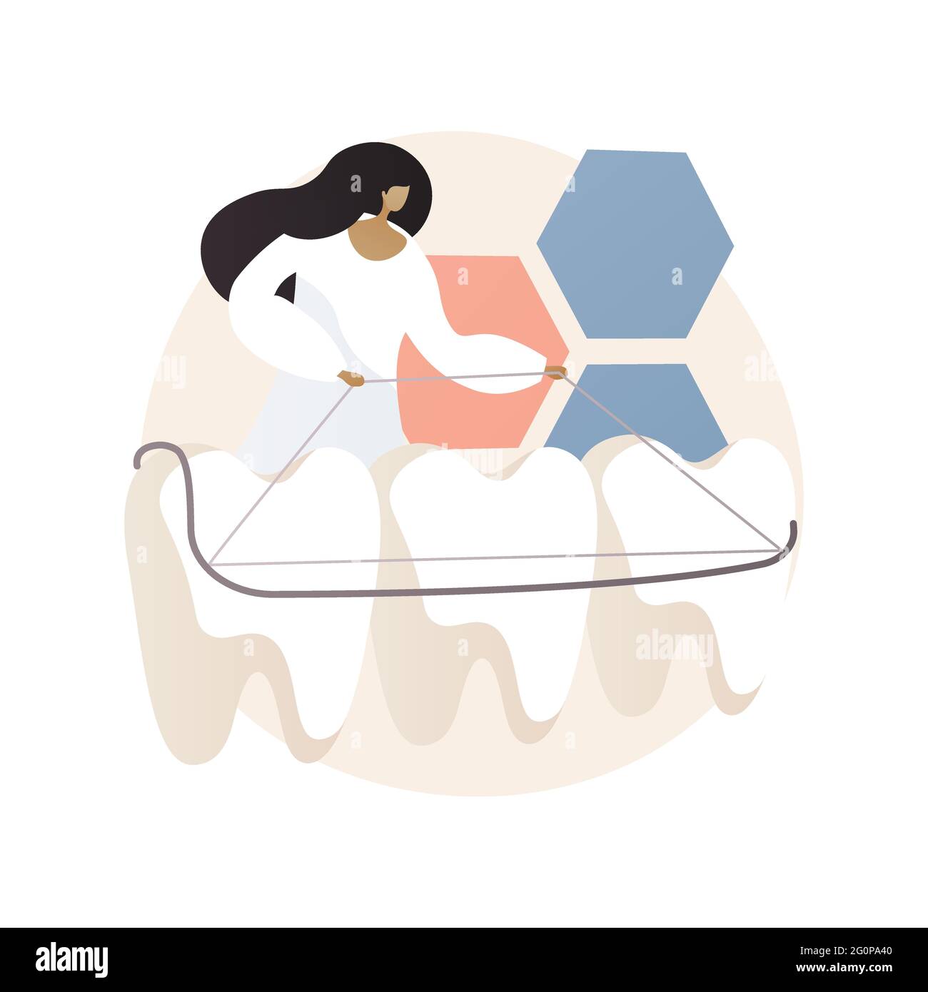 False tooth Stock Vector Images - Alamy