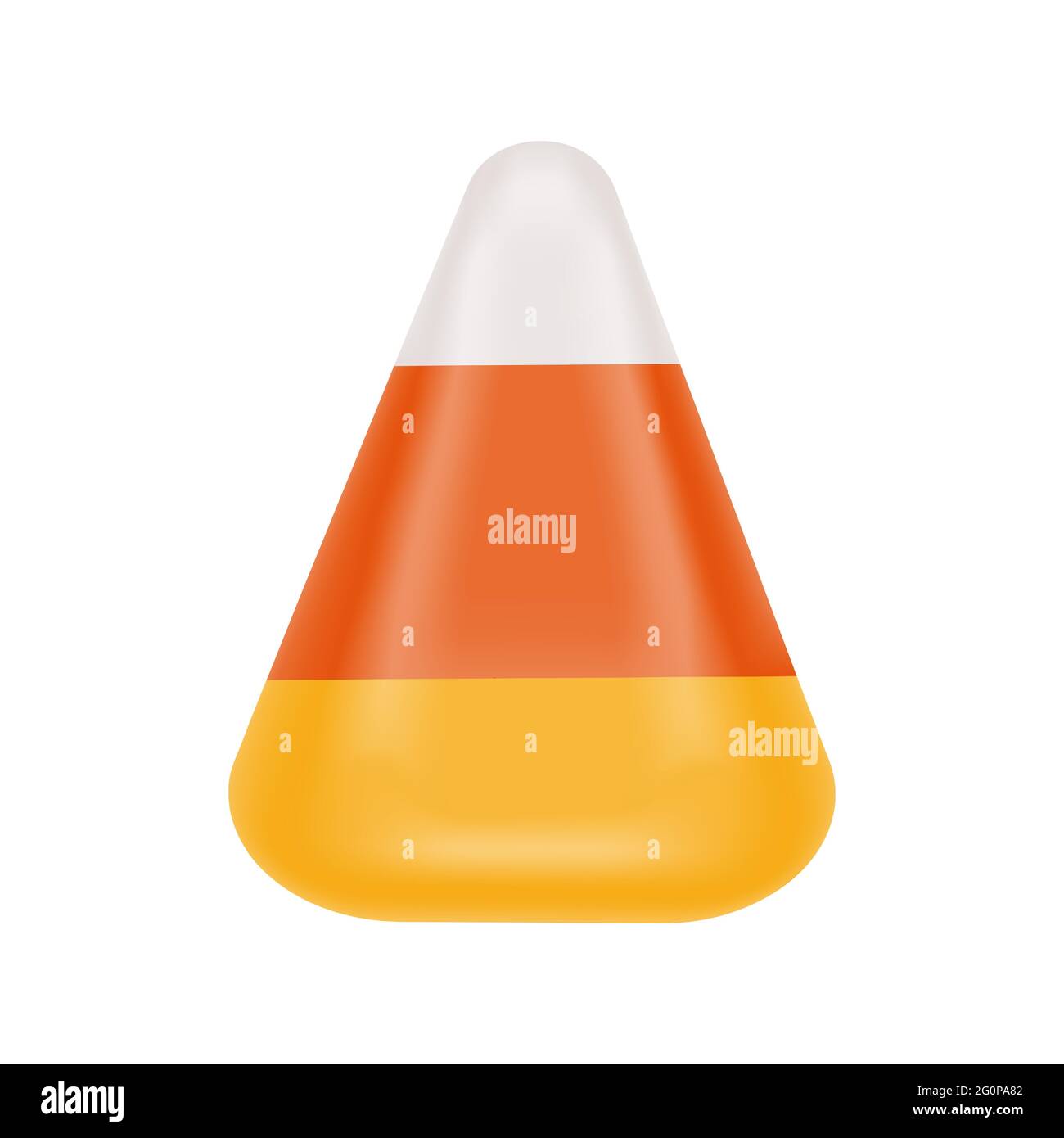 Candy corn isolated on white background. Halloween sweet treat ...