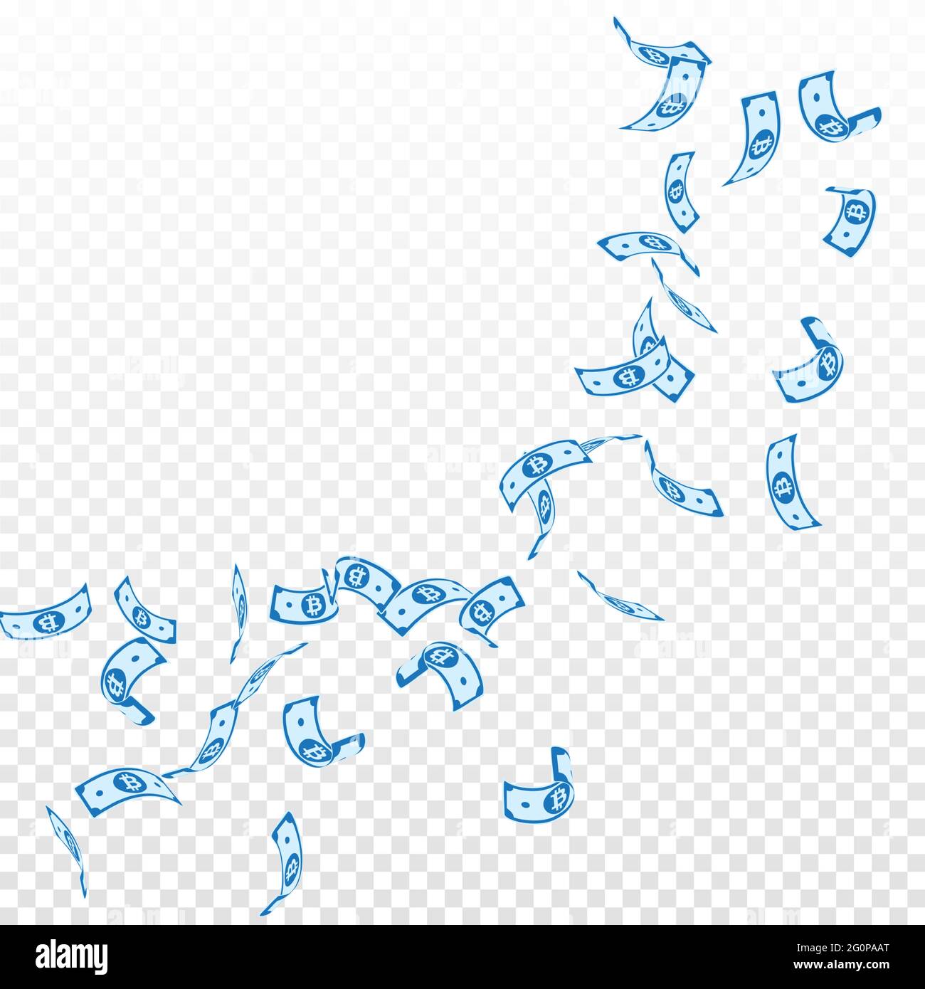 Bitcoin, internet currency notes falling. Sparse BTC bills on ...
