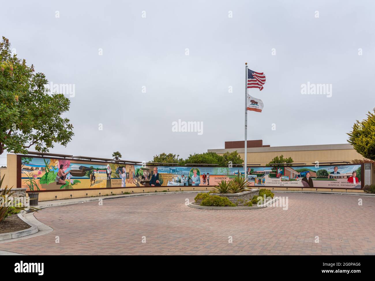 Lompoc, CA, USA - May 26, 2021: Lompoc Valley Medical Center. Long ...