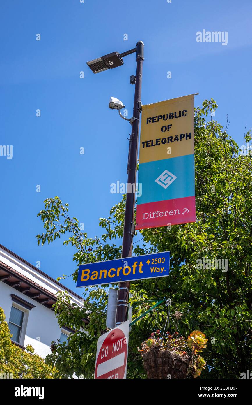 Entering the "Republic of Telegraph" at Telegraph and Bancroft in ...