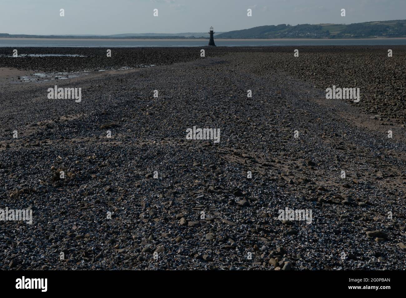 The lighthouse at Whiteford Point, The Gower, Wales, UK Stock Photo - Alamy