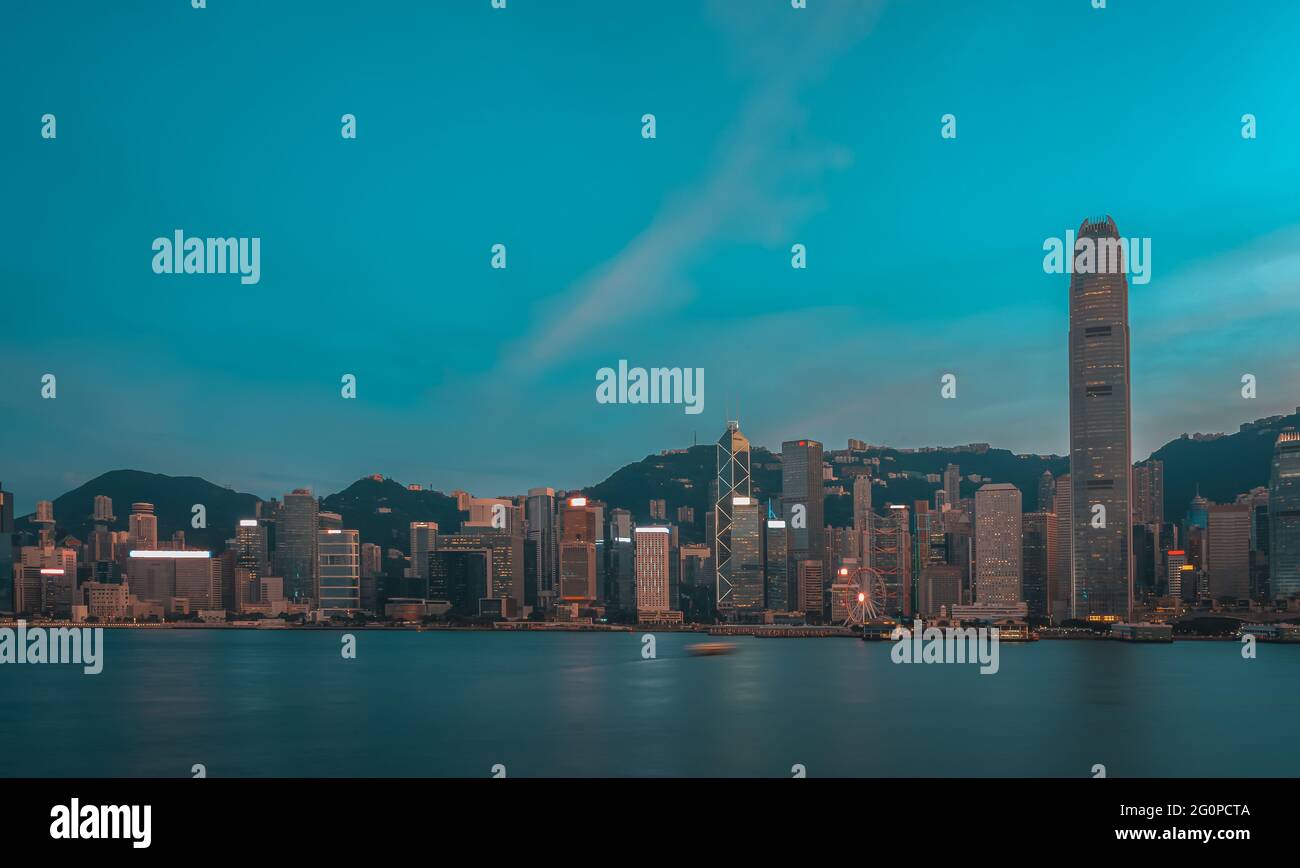 Hong Kong Victoria Harbour view Stock Photo - Alamy