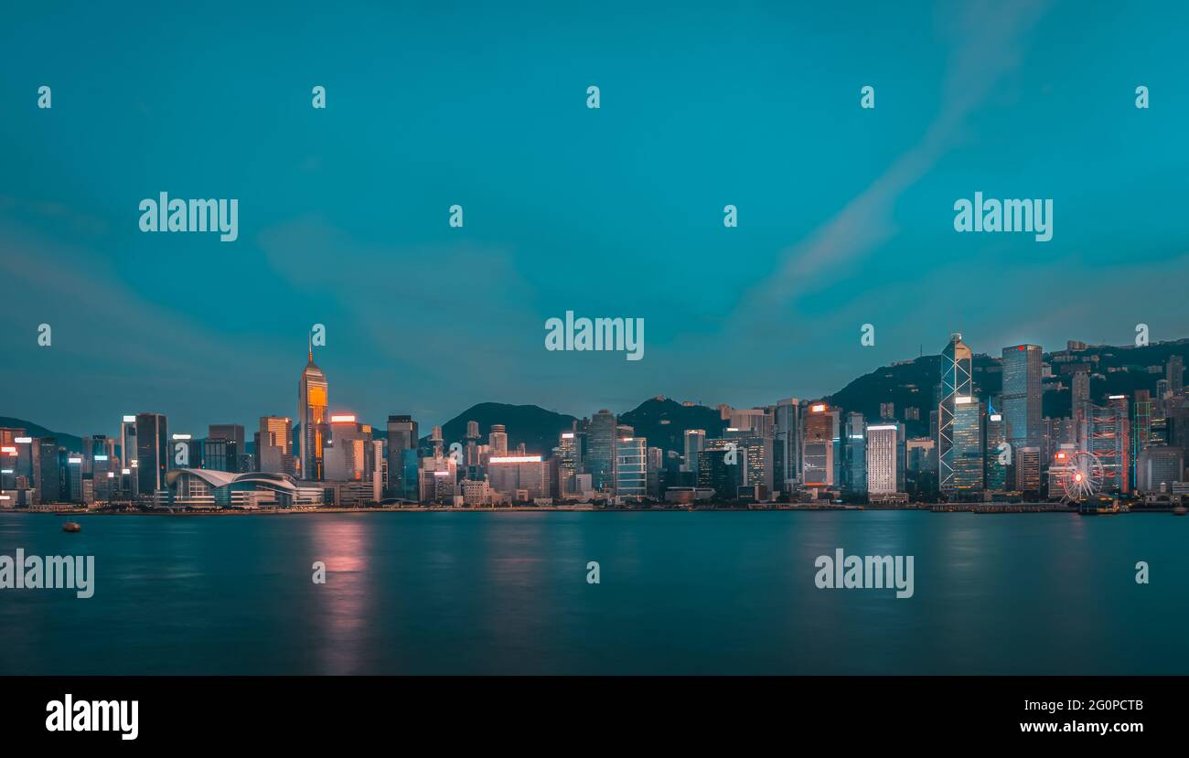 Hong Kong Victoria Harbour view Stock Photo - Alamy
