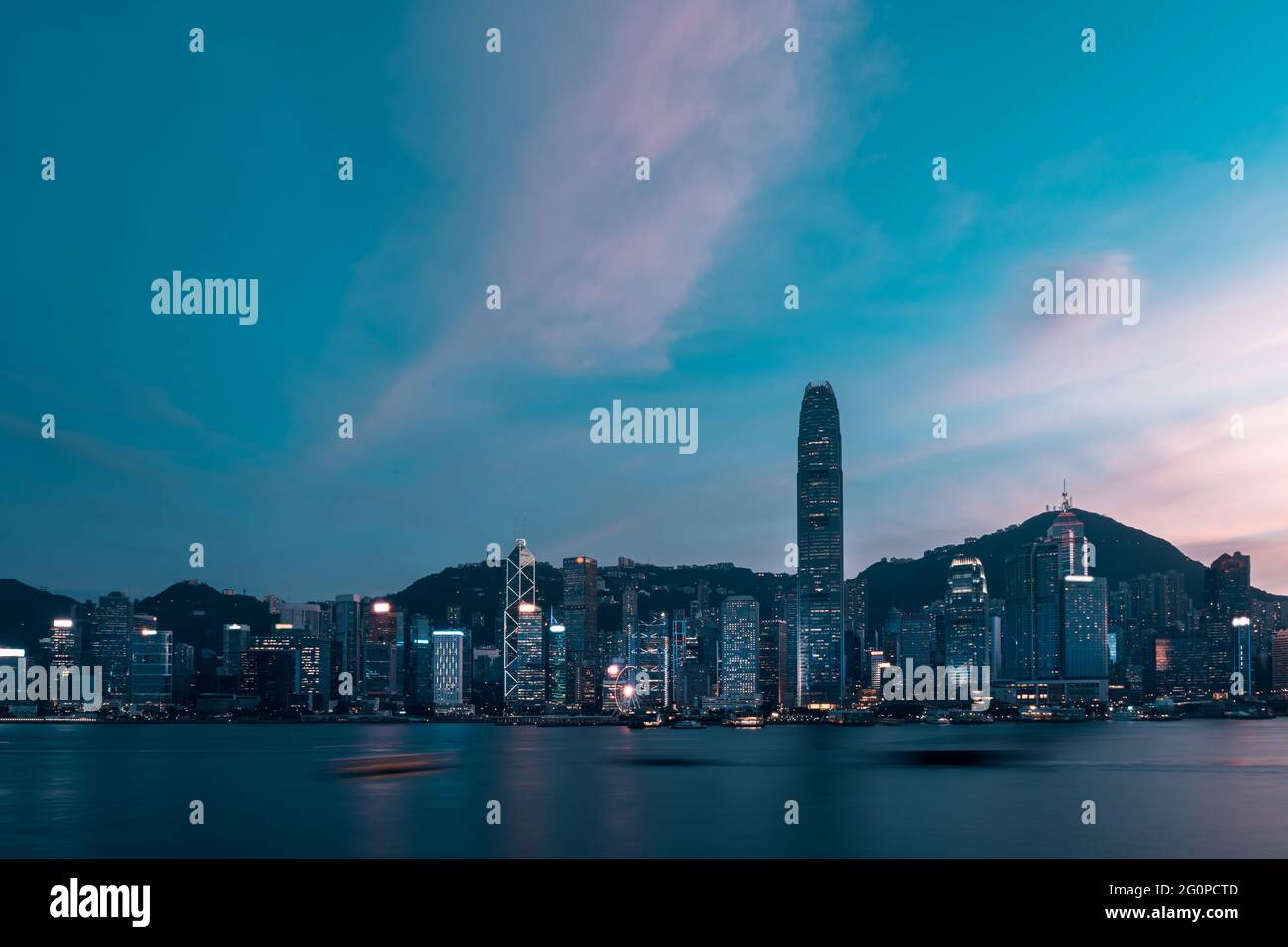 Hong Kong Victoria Harbour view Stock Photo - Alamy