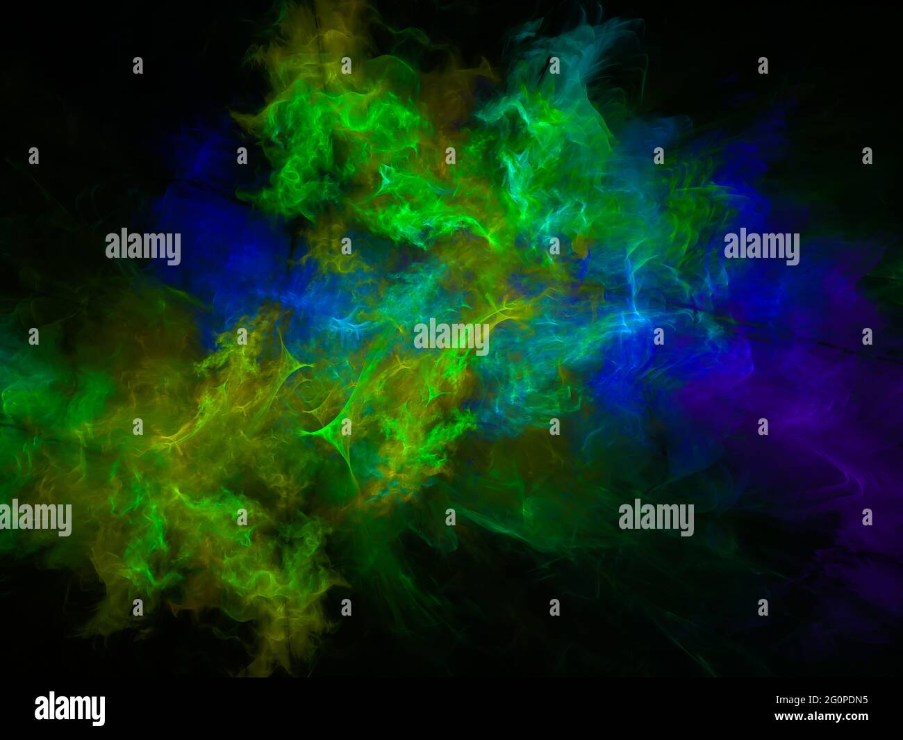 Abstract fractal background with colorful geometric pattern, digital ...