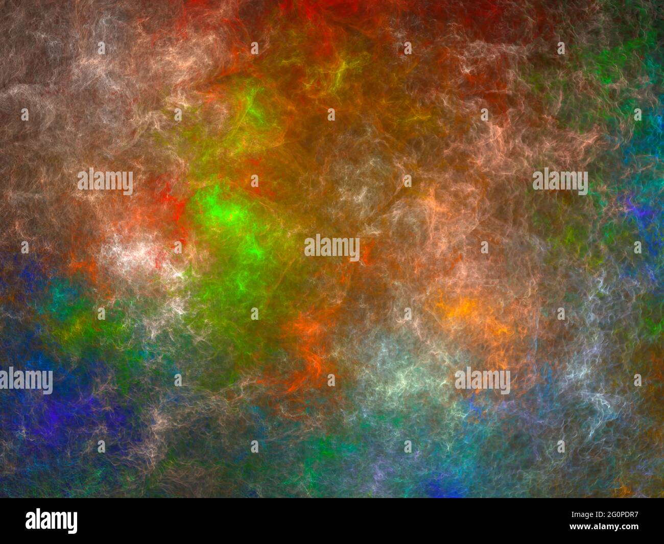 Abstract fractal background with colorful geometric pattern, digital ...