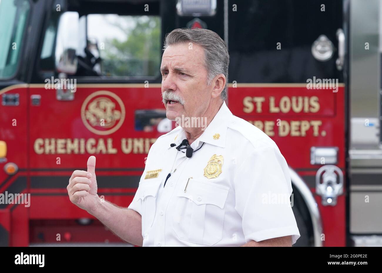 St. Louis Fire Chief Dennis Jenkerson talks about a new chemical ...