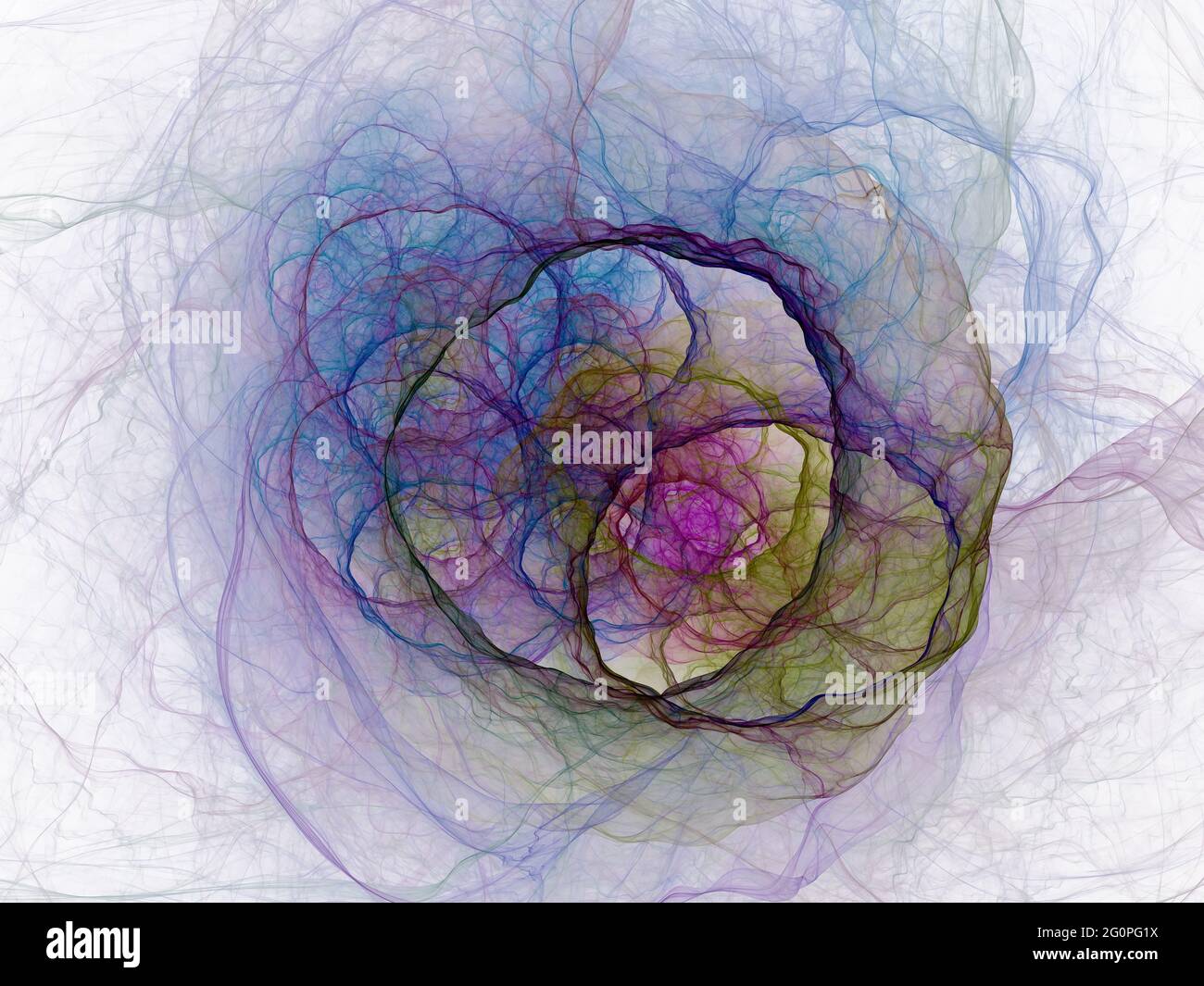 Abstract fractal background with colorful geometric pattern, digital ...