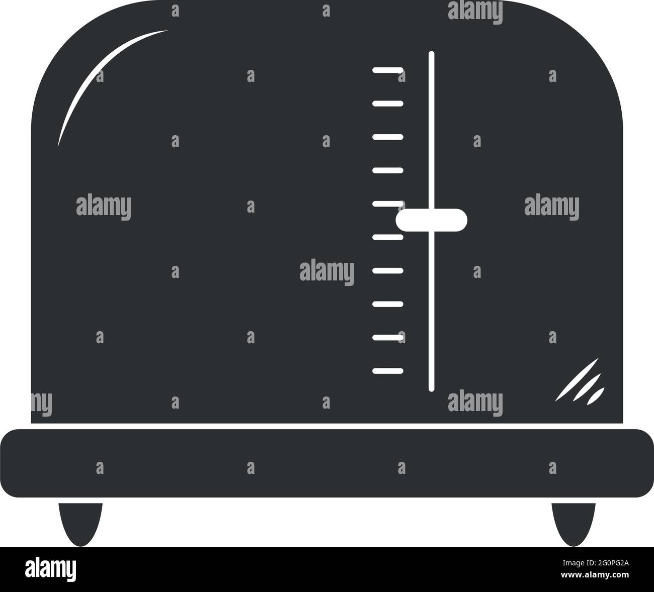 bread toaster icon on background Stock Vector Image & Art - Alamy