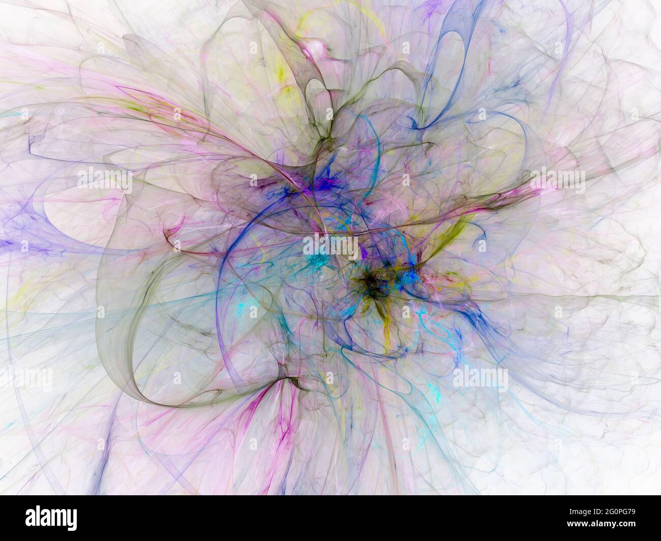 Abstract fractal background with colorful geometric pattern, digital ...