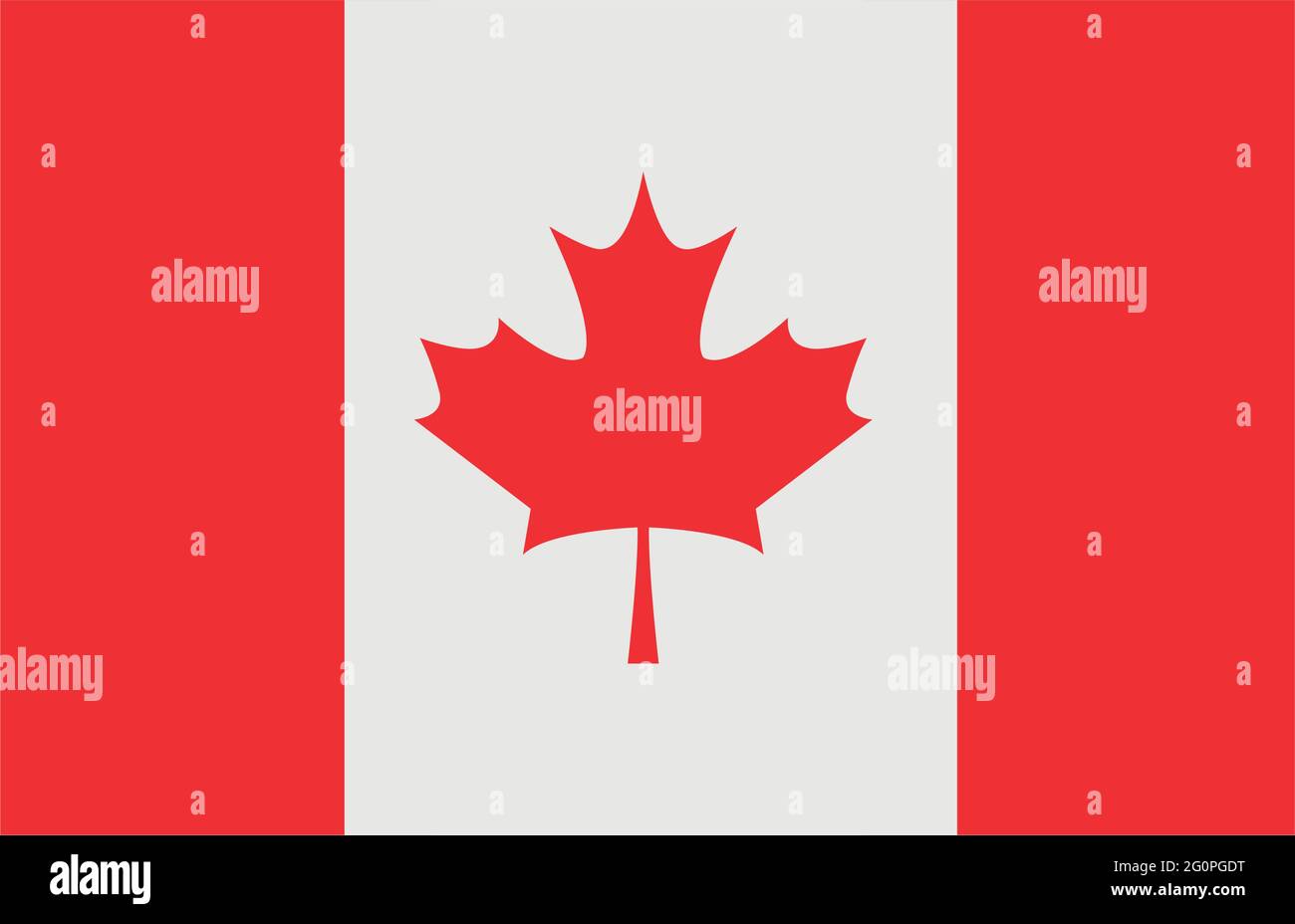 canada flag on white background Stock Vector Image & Art - Alamy