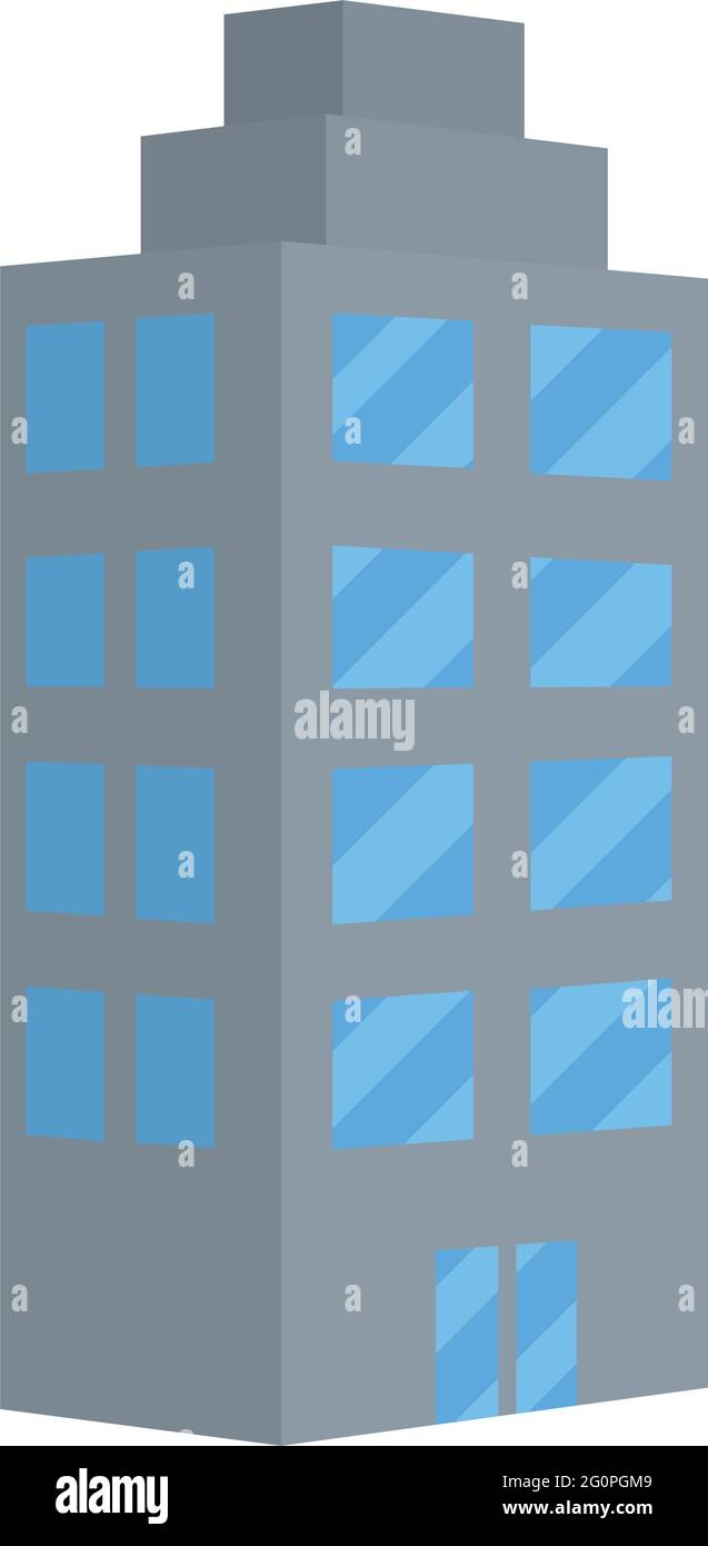 Tall building in center Stock Vector Images - Alamy