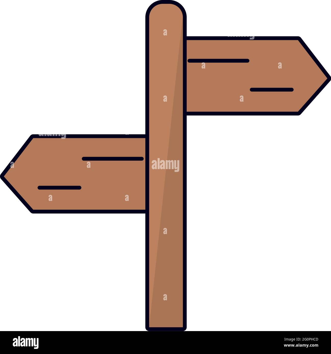 wooden road sign on background Stock Vector Image & Art - Alamy