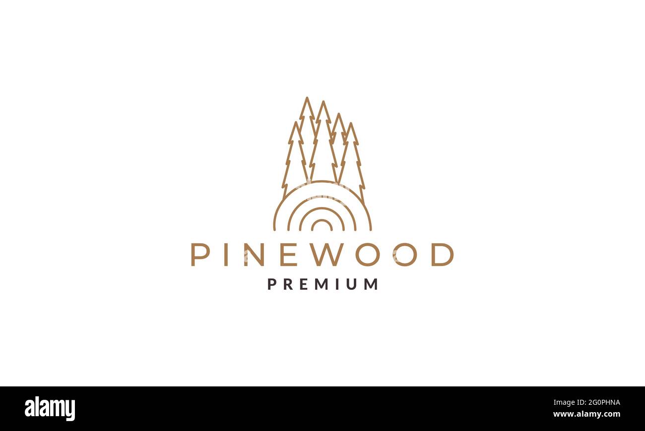 Pines logo hi-res stock photography and images - Alamy