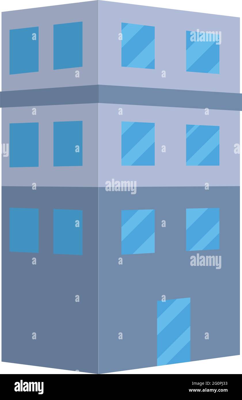 residential building on white background Stock Vector Image & Art - Alamy