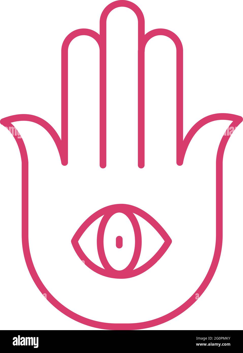 hamsa hand symbol on background Stock Vector Image & Art - Alamy