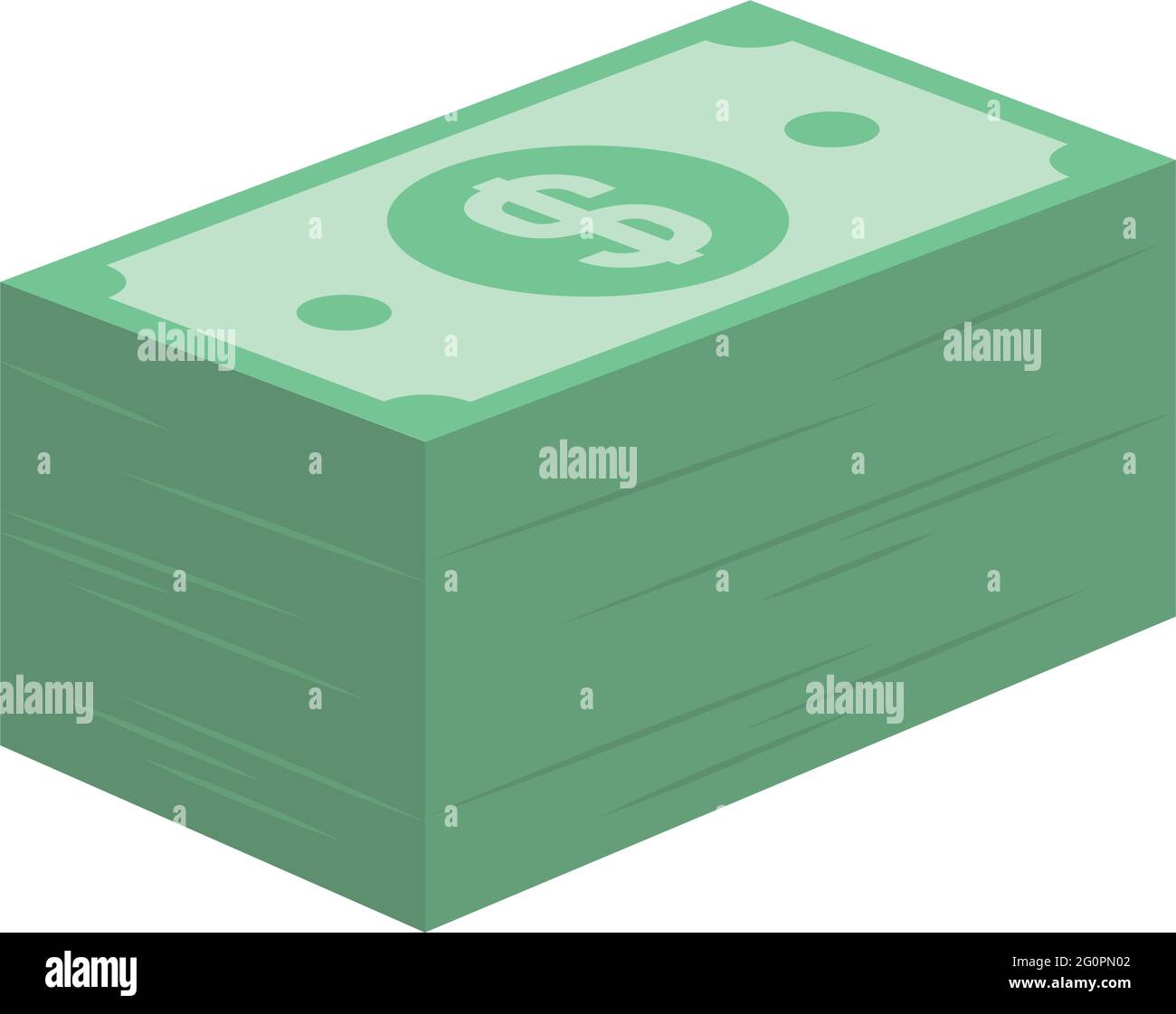 Wad of bills Stock Vector Images - Alamy
