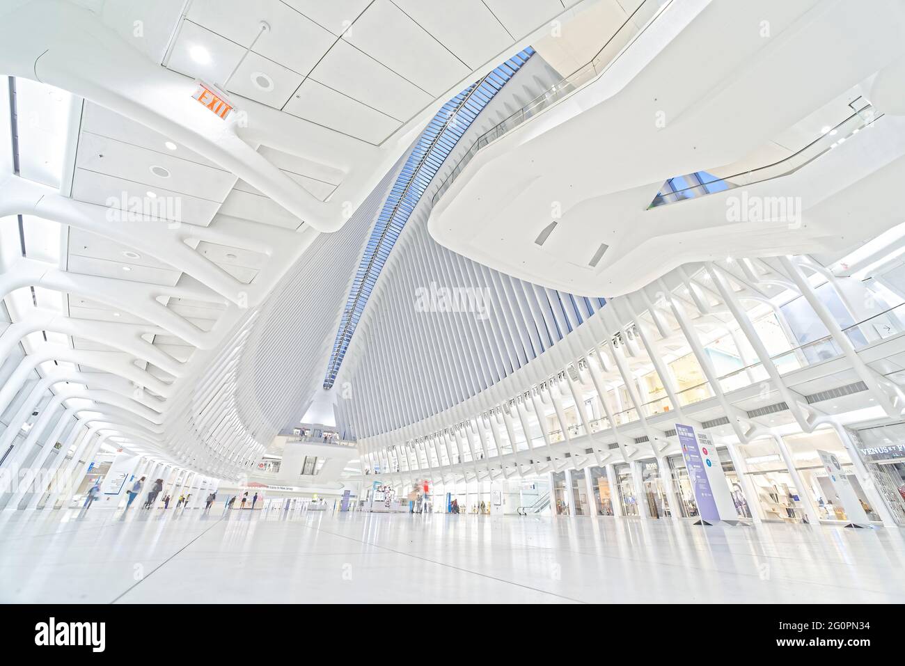 Oculus World Trace Center Train Station Stock Photo - Alamy