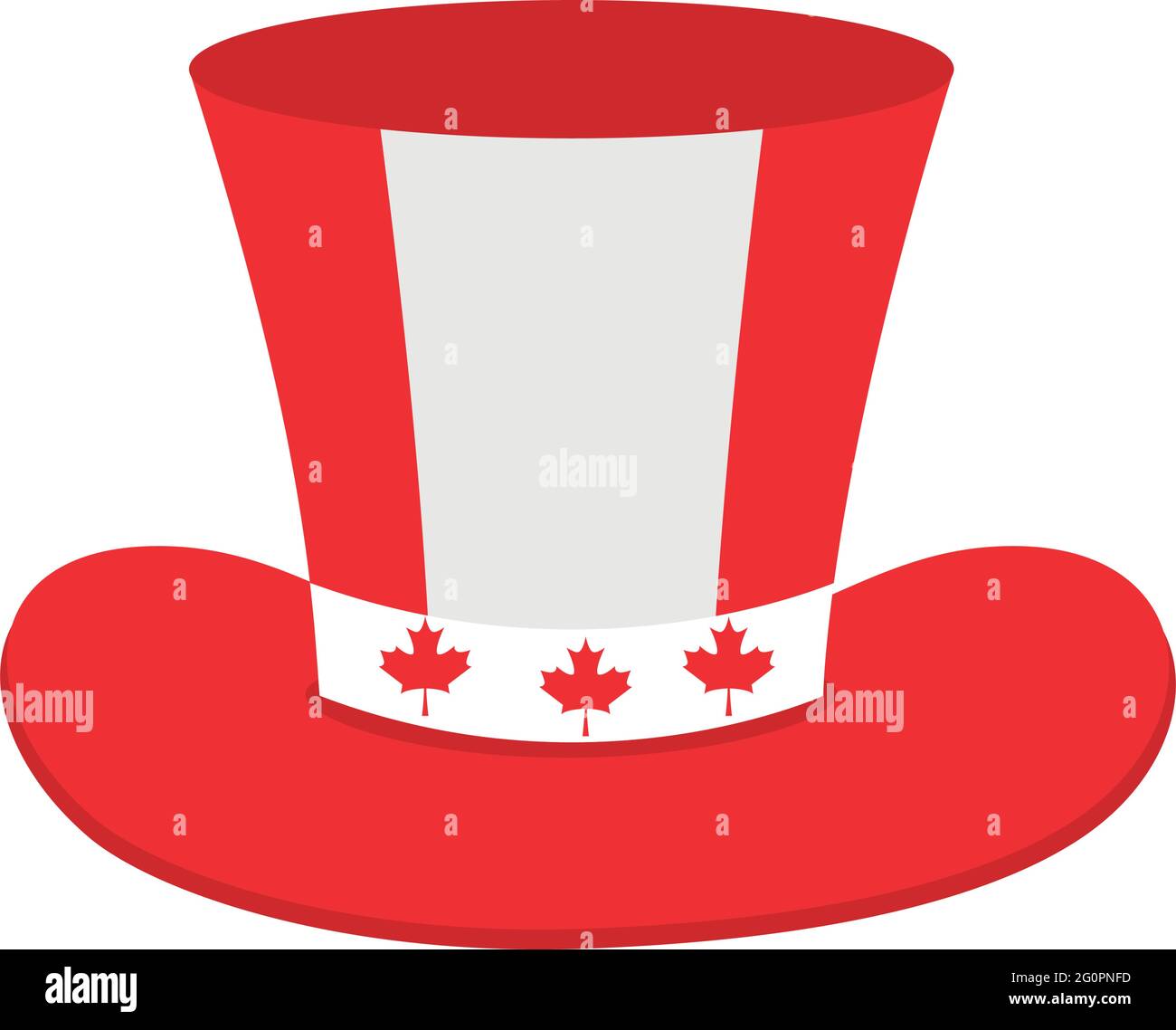 canada top hat on background Stock Vector Image & Art - Alamy