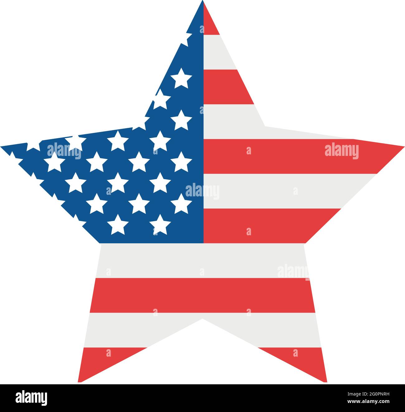 usa flag star on background Stock Vector Image & Art - Alamy