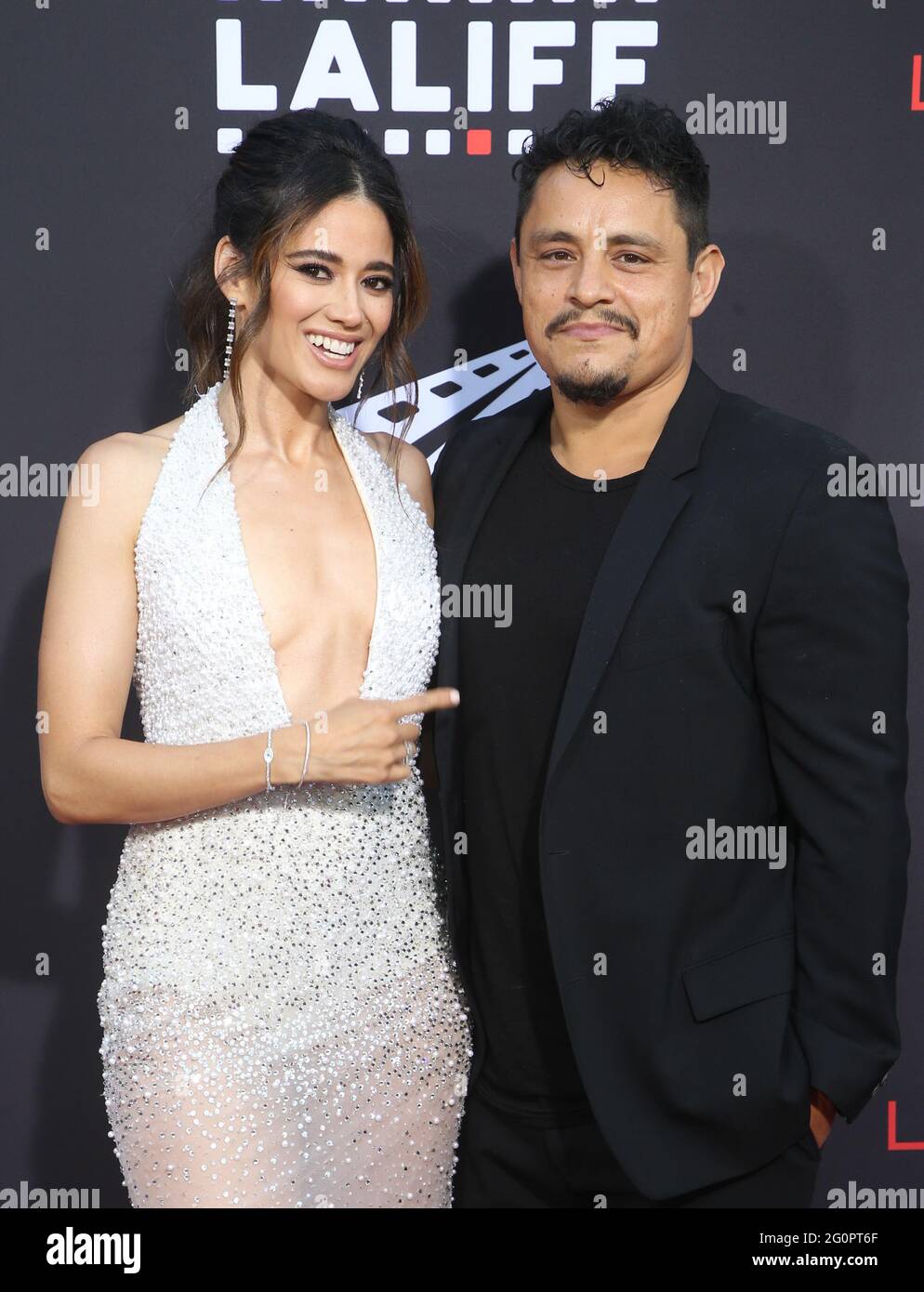 Hollywood, CA -June 2 - Edy Ganem and Jesse Garcia, at 2021 Los Angeles Latino International ...