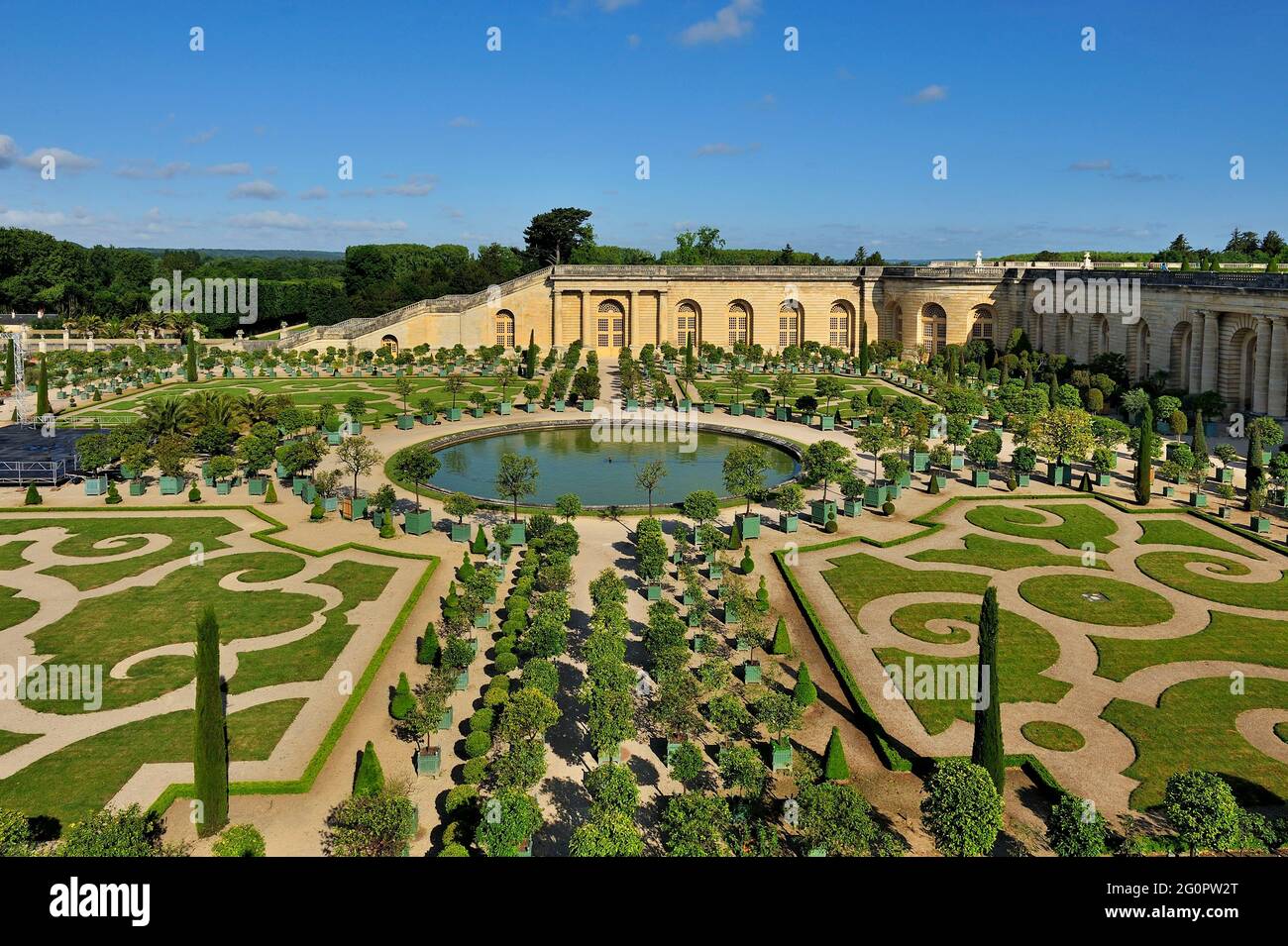 FRANCE, YVELINES (78) DOMAINE DE VERSAILLES, THE ORANGERIE GARDENS ...