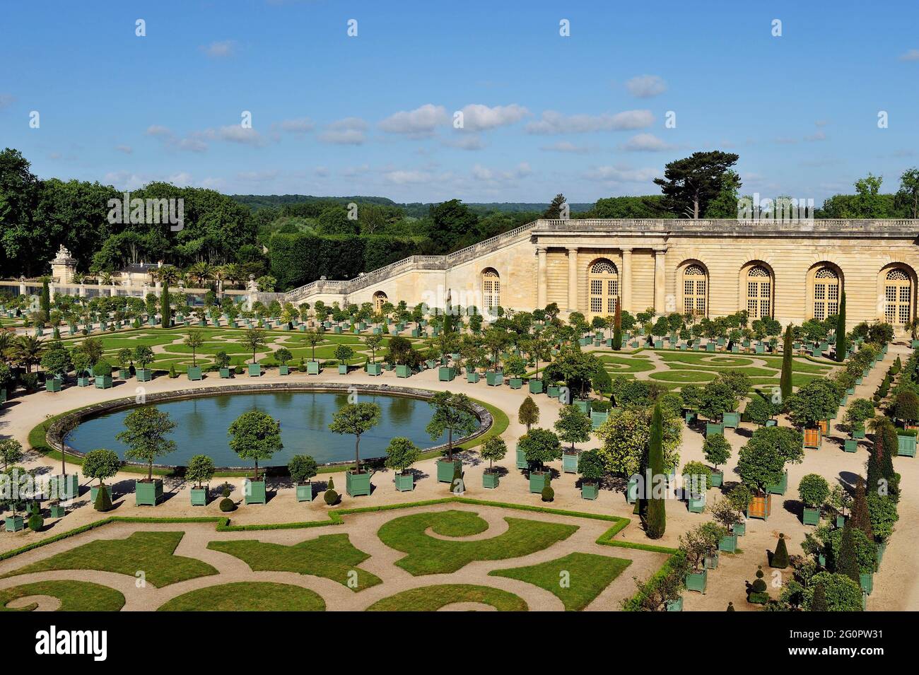 FRANCE, YVELINES (78) DOMAINE DE VERSAILLES, THE ORANGERIE GARDENS ...
