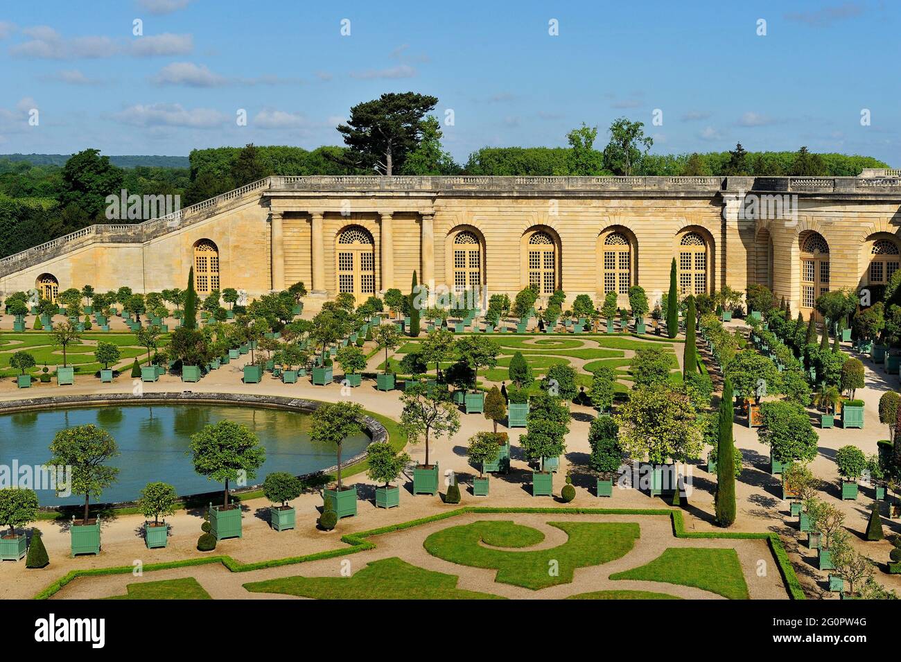 FRANCE, YVELINES (78) DOMAINE DE VERSAILLES, THE ORANGERIE GARDENS ...