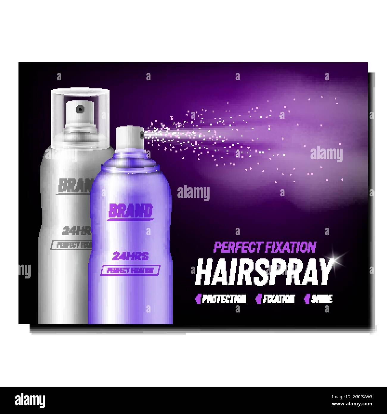 Hair color bottles Stock Vector Images - Alamy