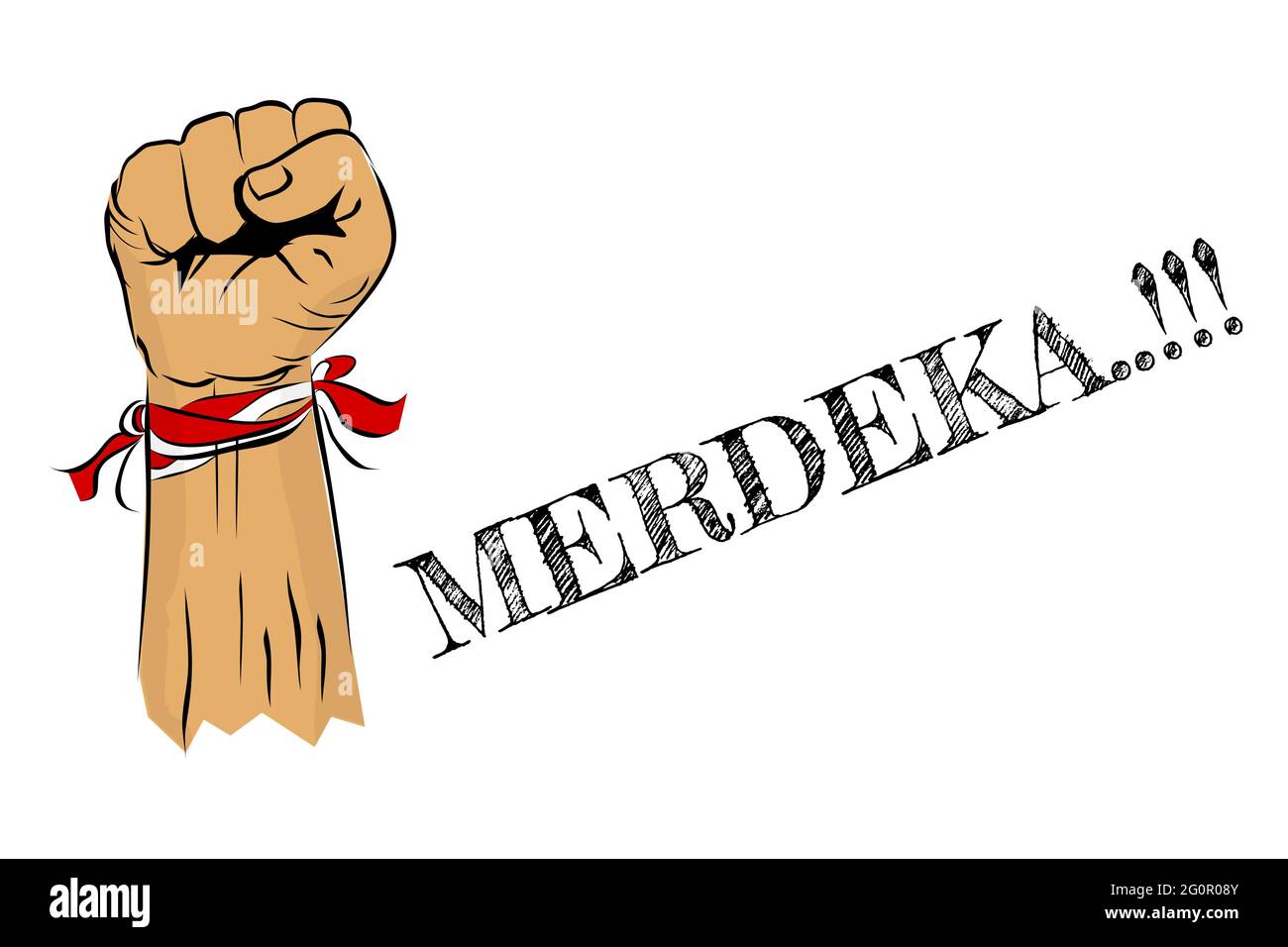 Vector Template Background or Banner, Freedom or Merdeka in Indonesia ...