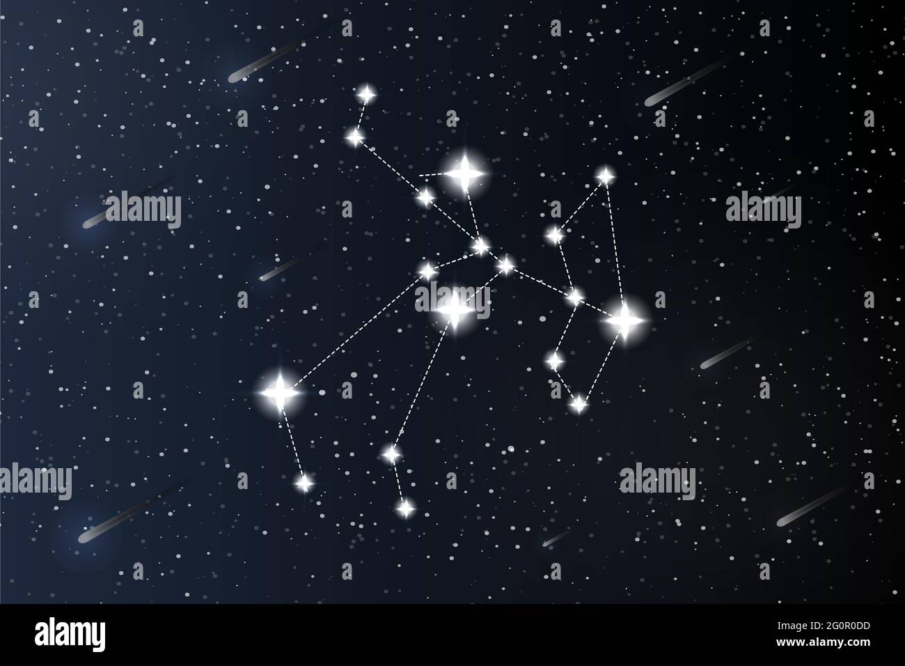 Sagittarius constellation hi-res stock photography and images - Alamy