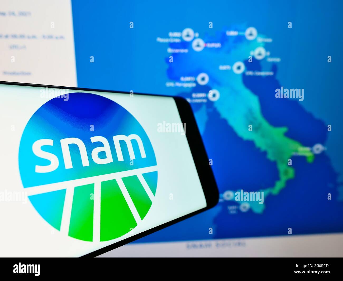 Snam logo hi-res stock photography and images - Alamy
