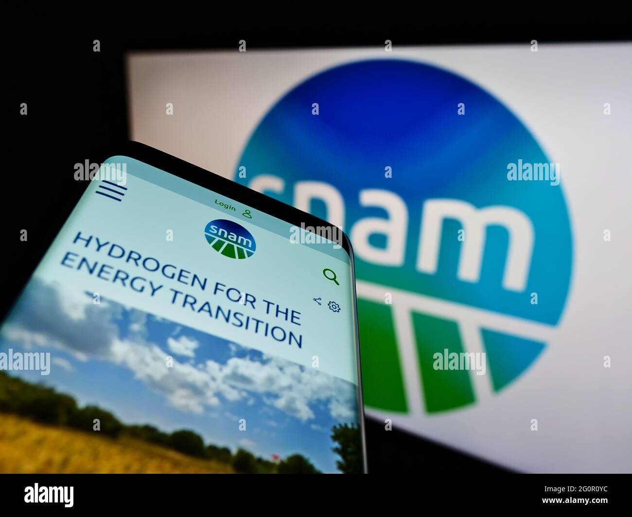 Snam logo hi-res stock photography and images - Alamy