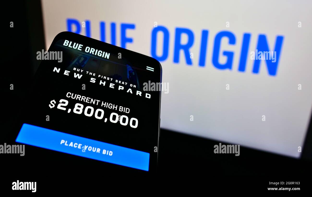 Blue origin logo hi-res stock photography and images - Alamy