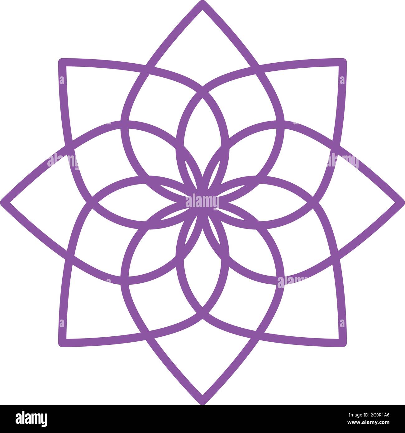 lotus flower symbol on background Stock Vector Image & Art - Alamy