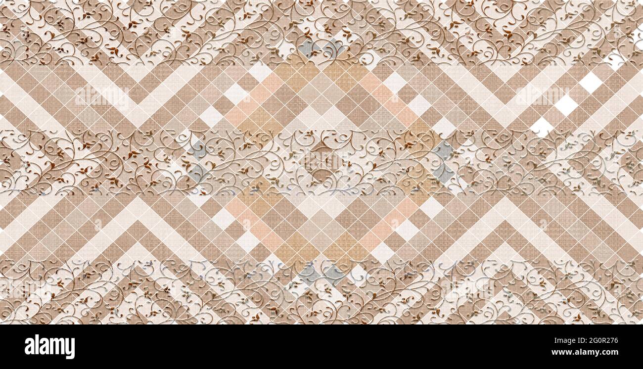 Seamless texture brown tiles hi-res stock photography and images - Alamy