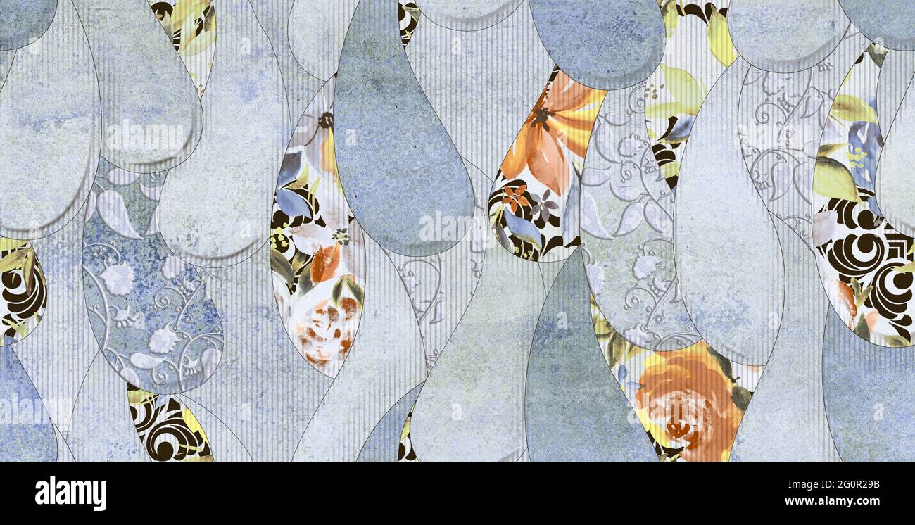 multi color floral texture marble design Stock Photo - Alamy