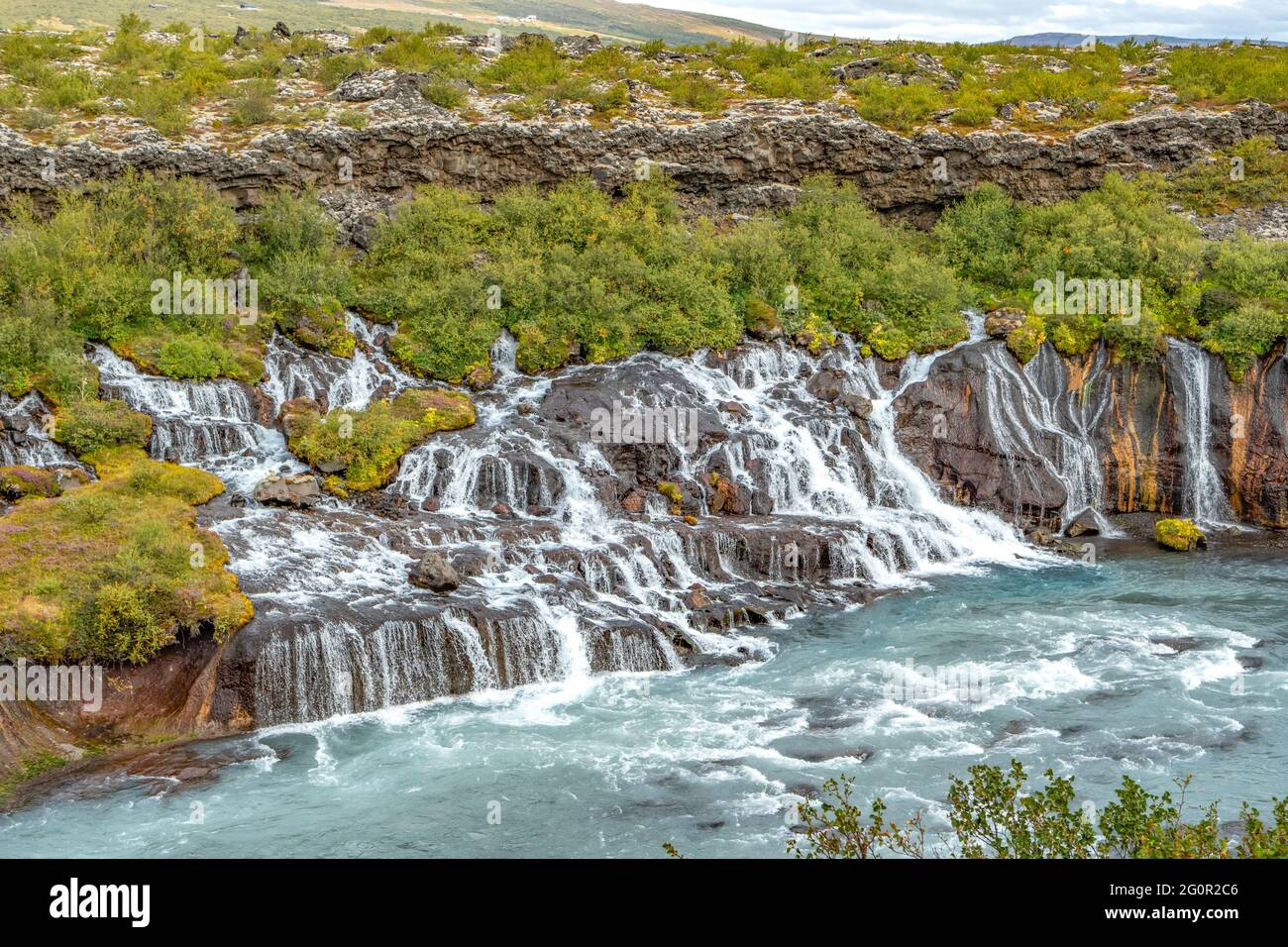 Hraunfossar hi-res stock photography and images - Alamy