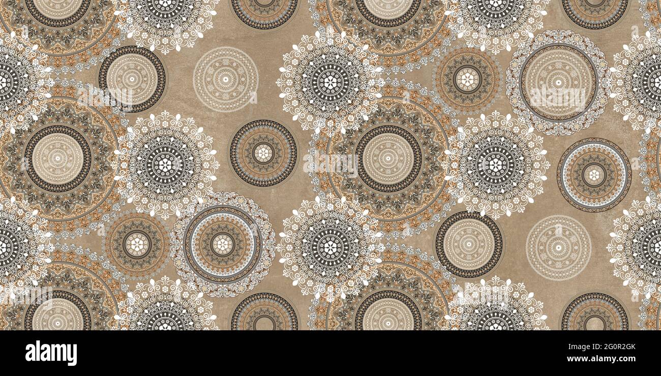 brown color surface with round geometric design use for wall tiles and ...