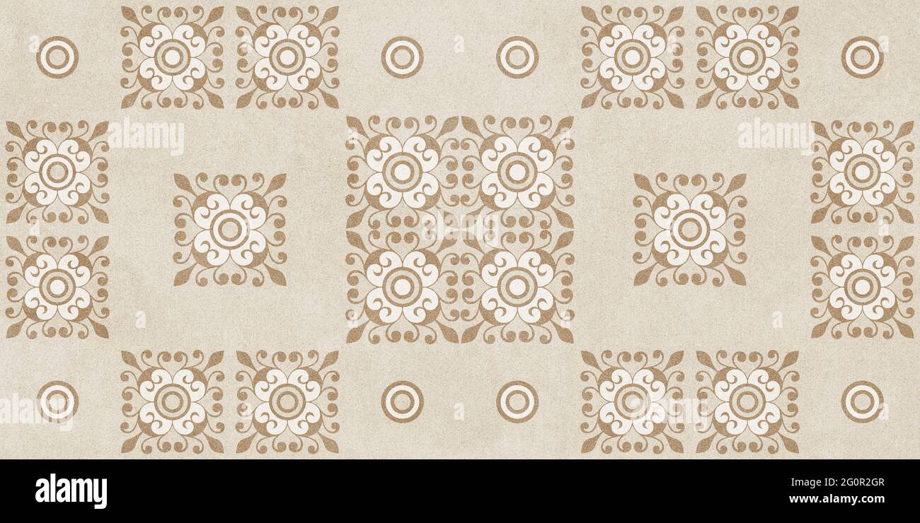beige color surface with geometric shapes pattern for wall tiles and ...