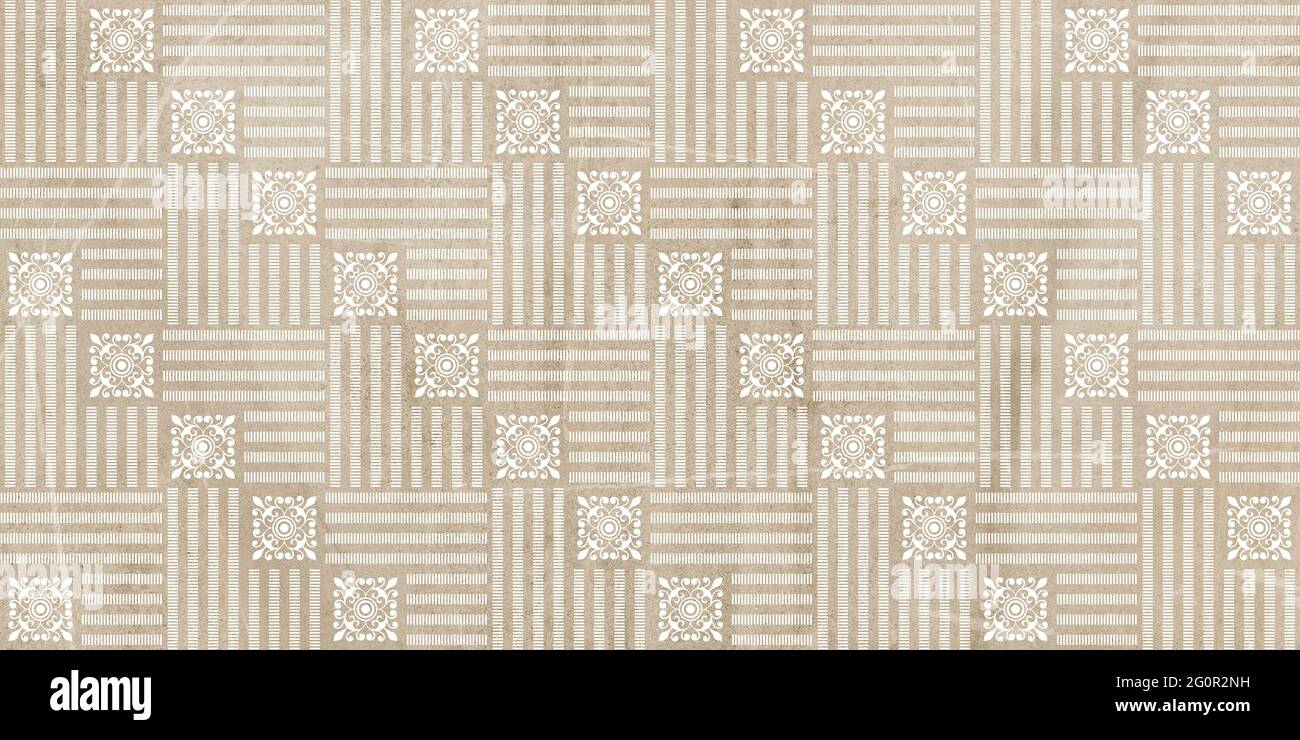 brown color geometric design pattern for wall tiles and wallpaper use ...