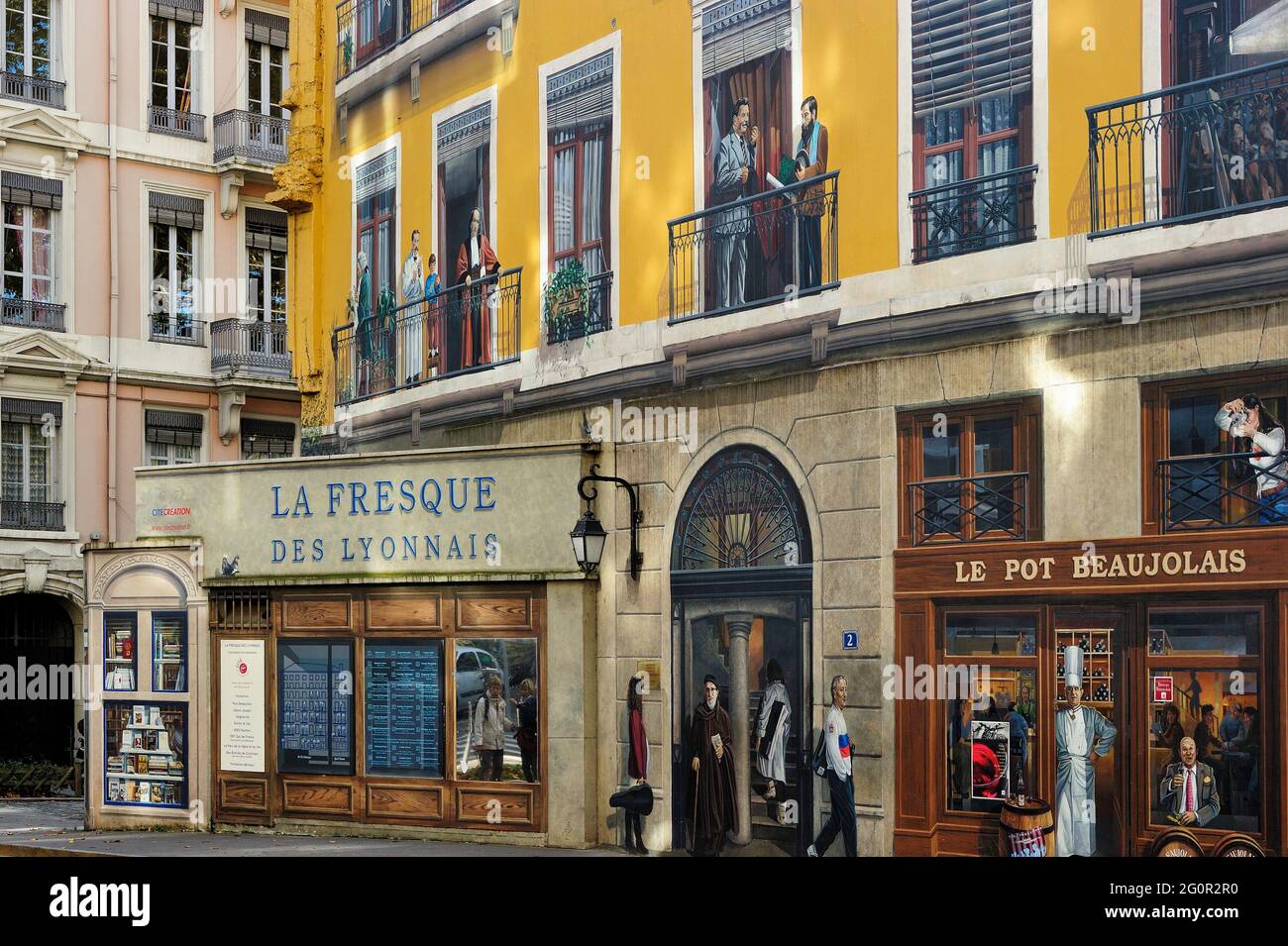 La fresque des lyonnais hi-res stock photography and images - Alamy
