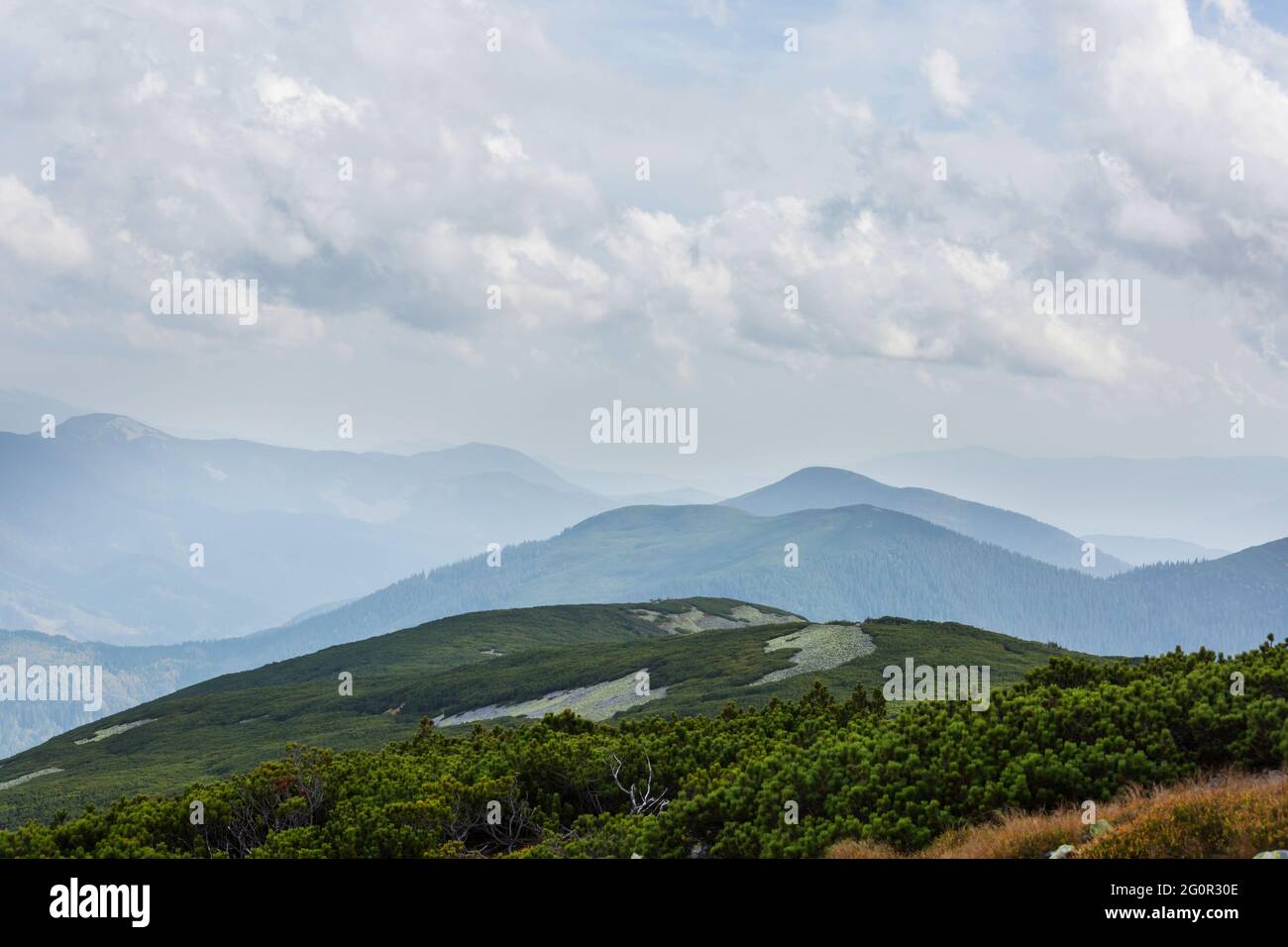Beautiful natural landscapes in Carpathian mountains Stock Photo - Alamy