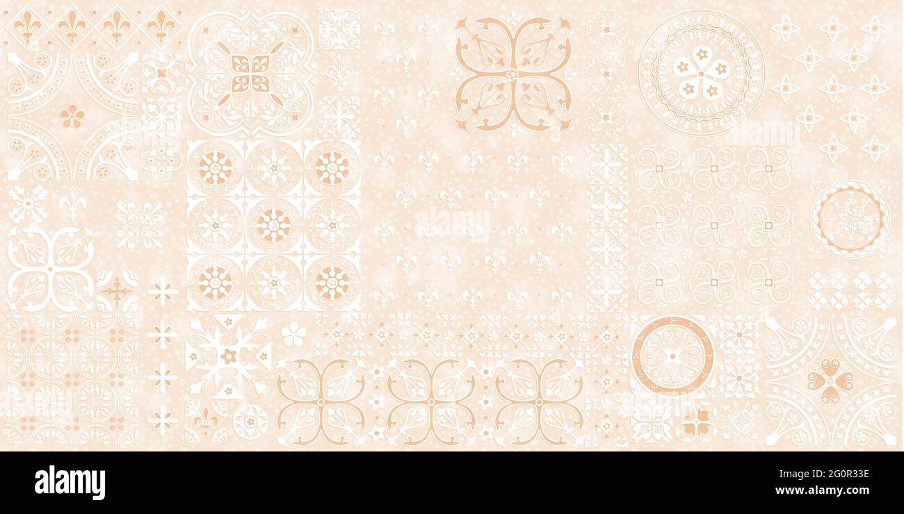 lite pink color surface with geometric design pattern for wall tiles ...