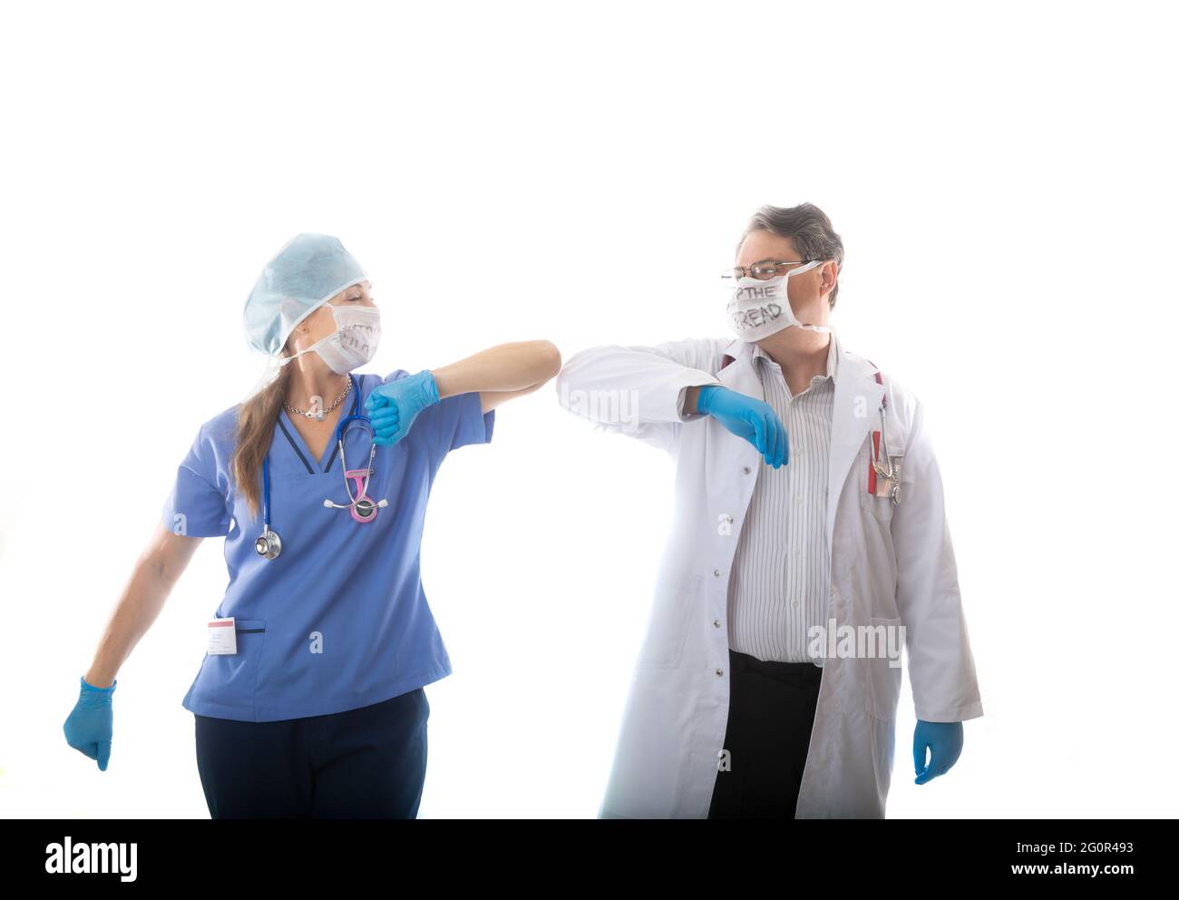 Elbow handshake hi-res stock photography and images - Alamy