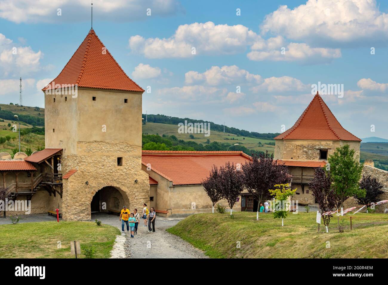 The Citadel, Rupea, Romania Stock Photo - Alamy