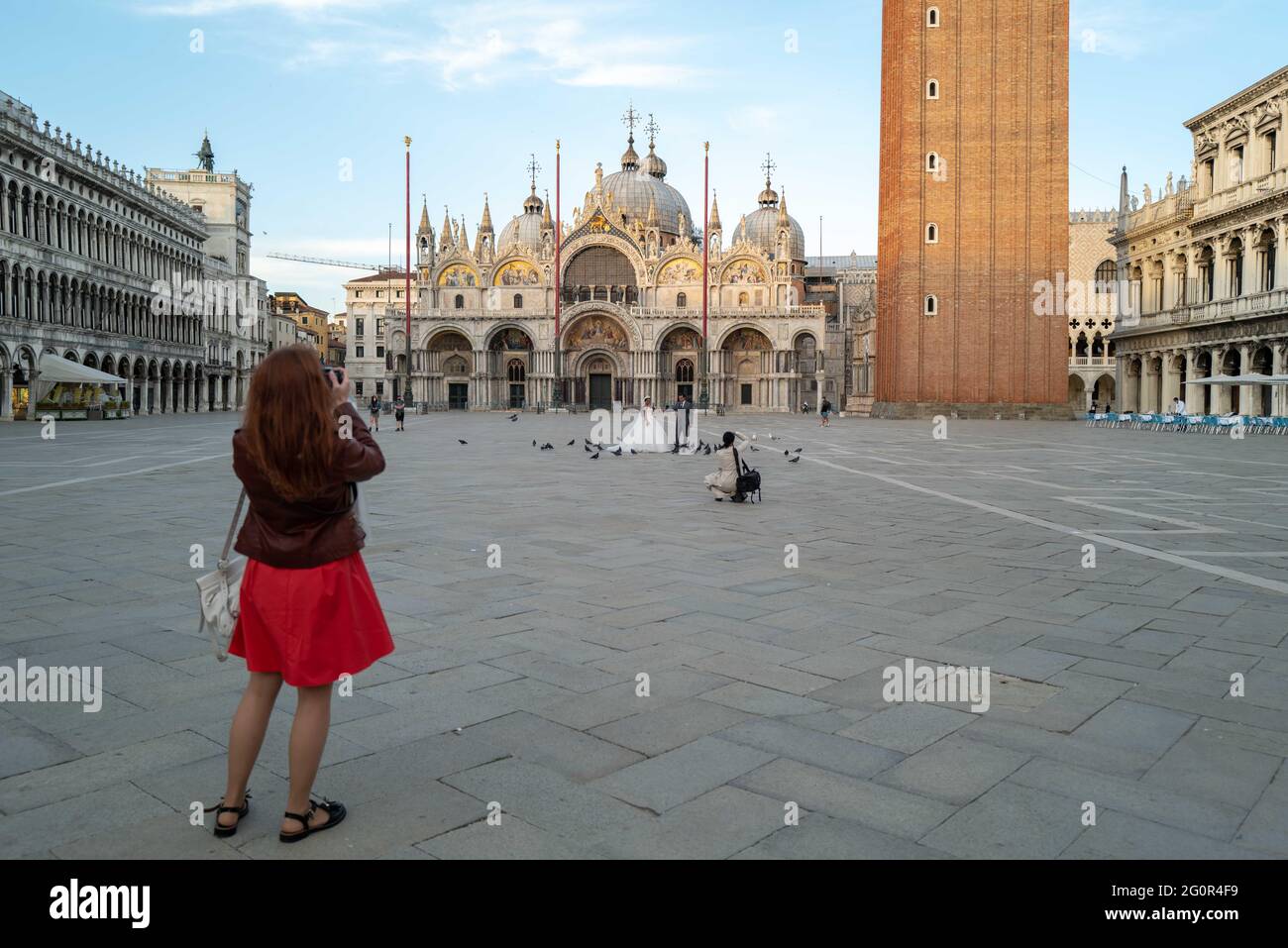 Venice during Covid19 lockdown, Italy, Europe, The Patriarchal ...